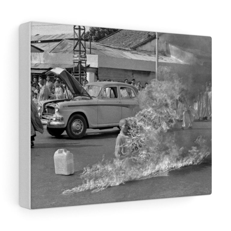 Thich Quang Duc "The Burning Monk" Canvas